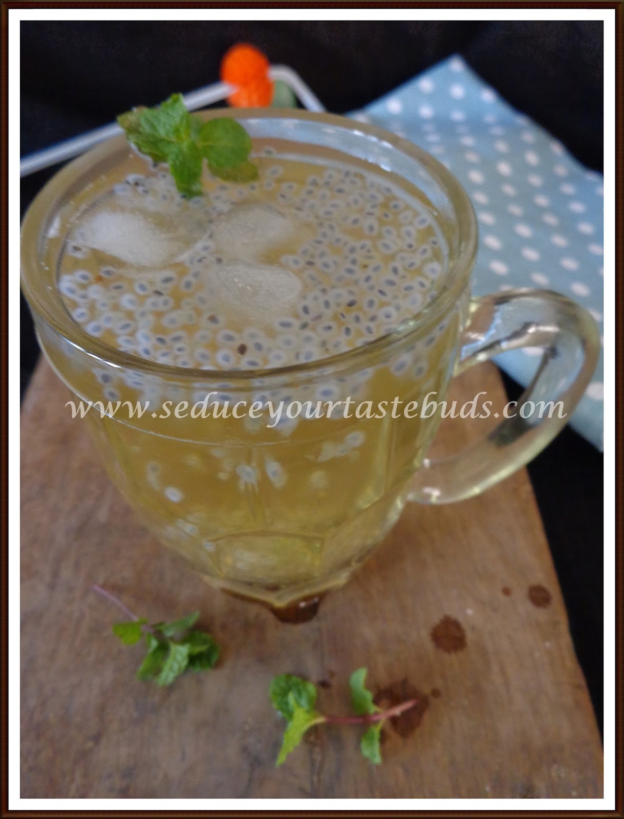 Thai Basil Seed Drink - Seduce Your Tastebuds...