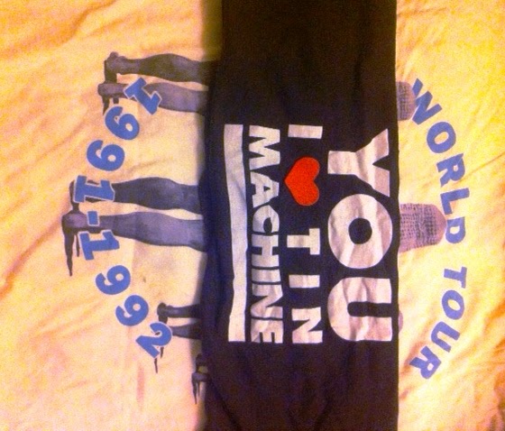 superstition is all we have left: tin machine tour t-shirts