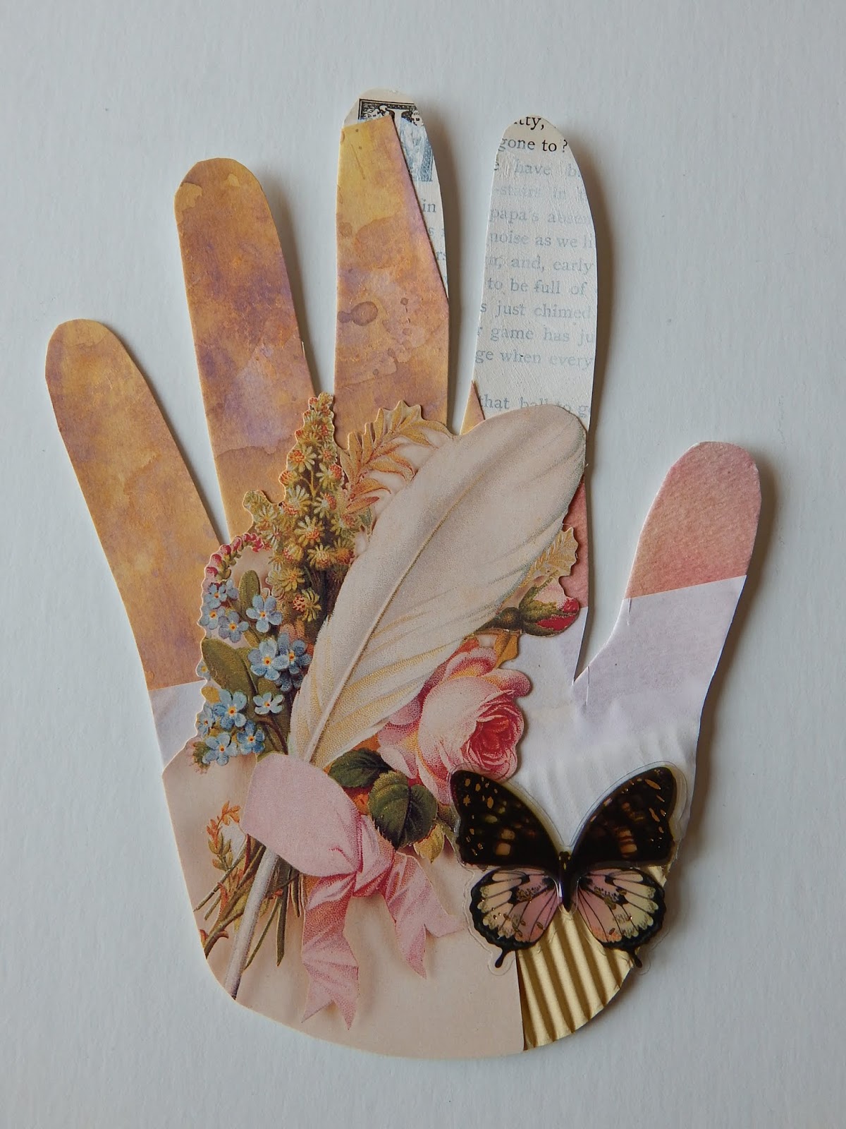 Chrispy's Creations: ATC Hands swap via Mark Montano