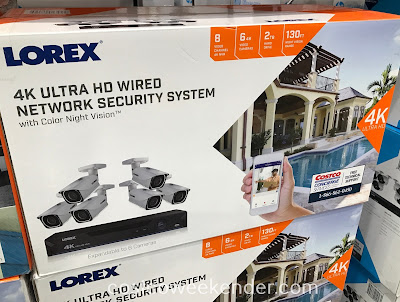 Lorex 4K Ultra HD Wired Security System with Color Night Vision | Costco Weekender