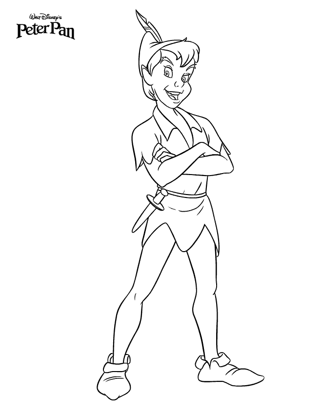 Peter Pan Immagini Da Colorare