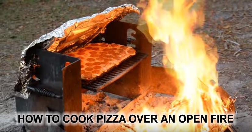 Mountain Mann Survival: Cook Pizza over open fire video
