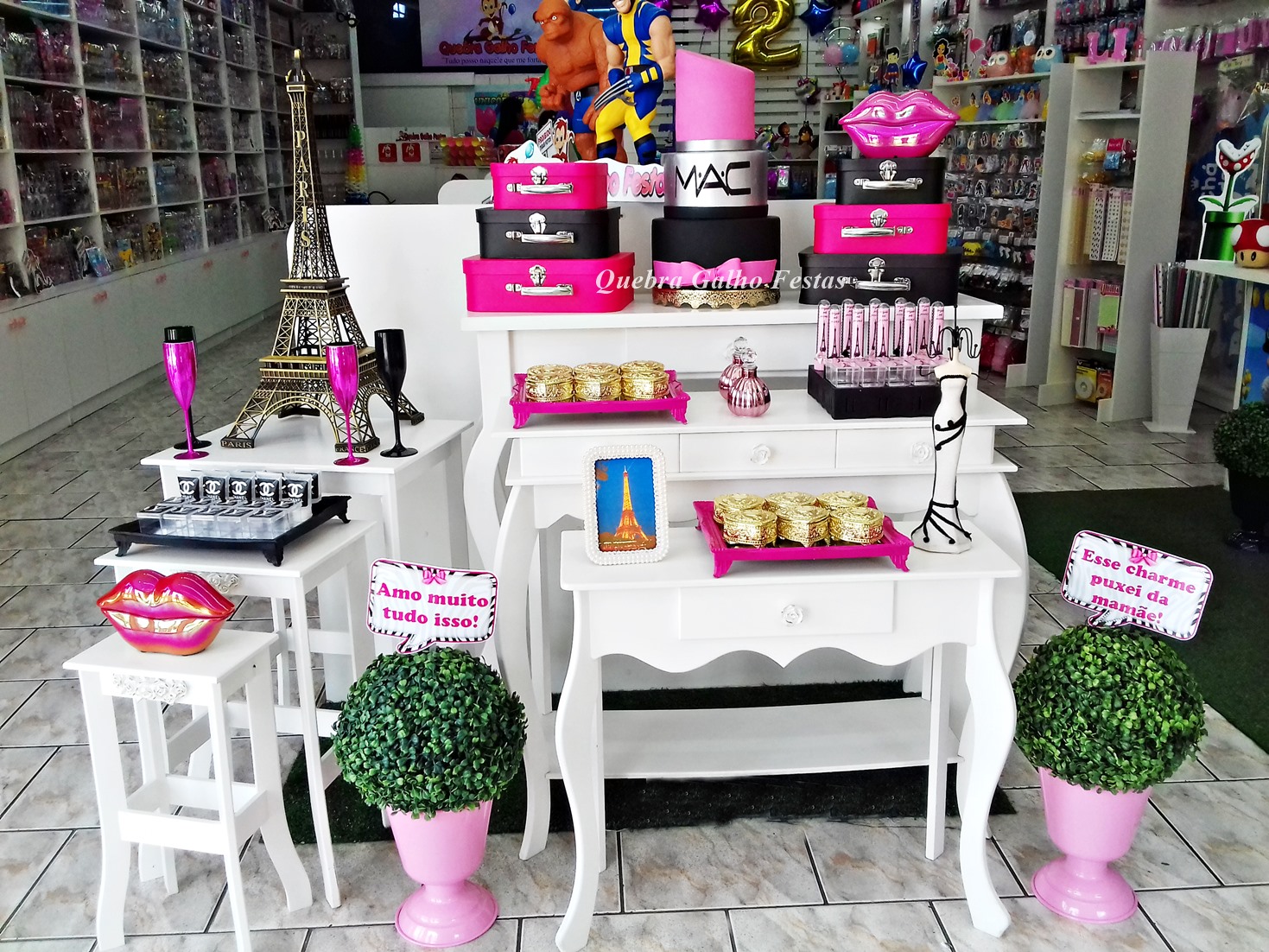 Decoração Pegue e Monte - Quebra Galho Festas.: Loja Física