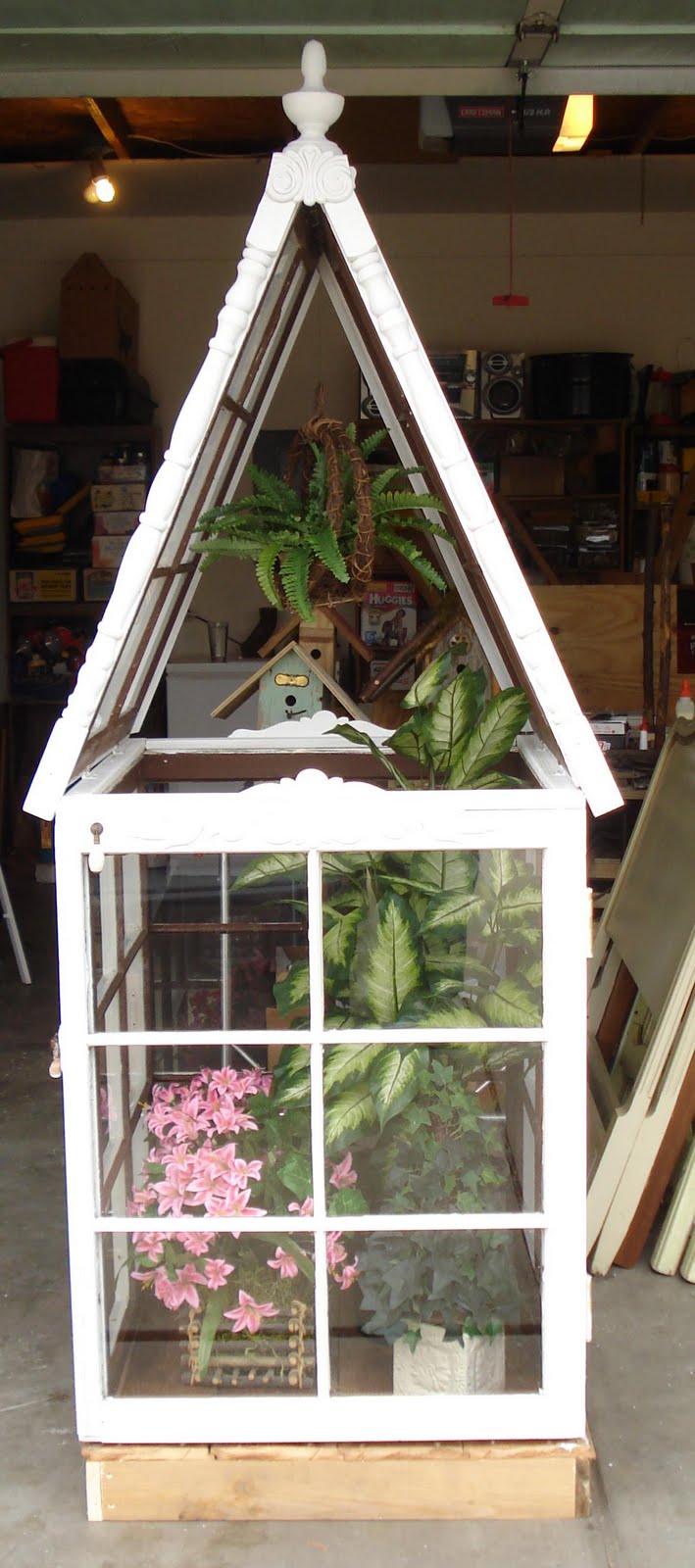 Jodys Re-Creations: Mini Greenhouse/ Glass House Art Piece