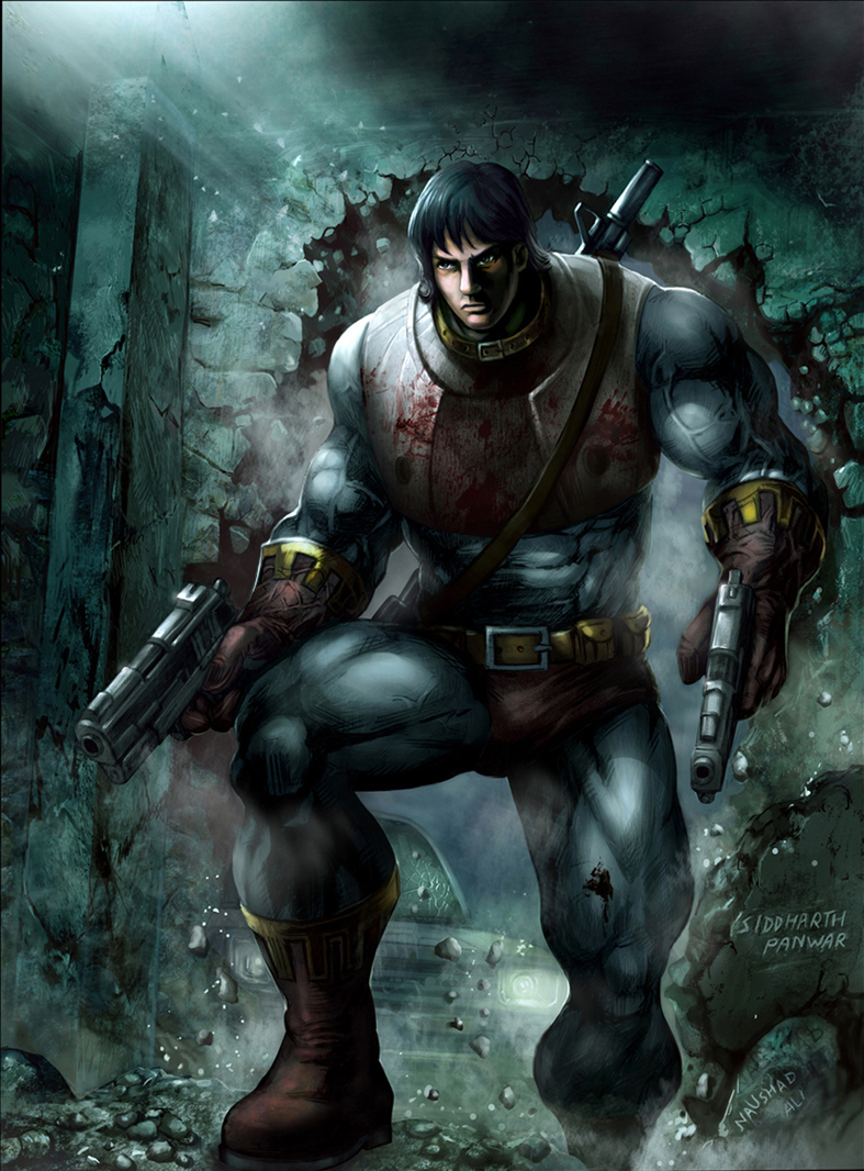 PANWAR'S SKETCHBOOK: Work for RAJ COMICS (DOGA & NAGRAJ)