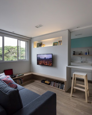 A Reforma do Apê 504: Um apartamento de 45m² bem planejado