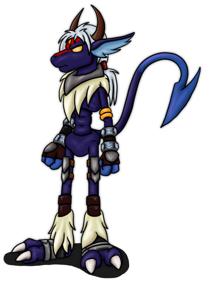 Bahamut's Musings: Sketch and Color - Vandal