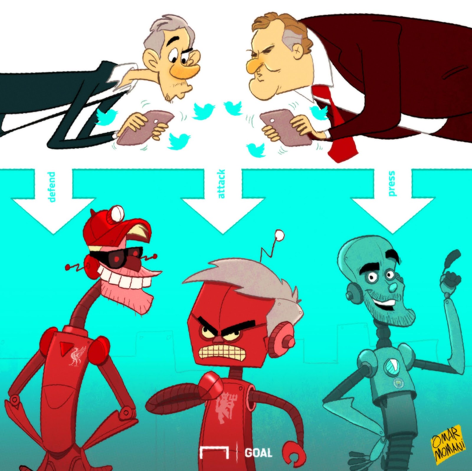 Omar Momani cartoons: Gary Lineker