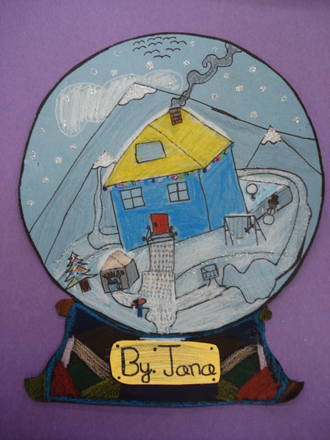 a faithful attempt: Sparkling Snow Globes