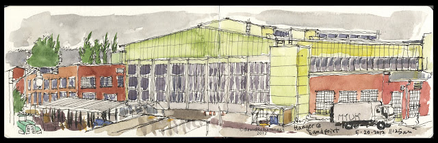 Urban Sketchers Seattle: Old Sand Point Naval Base