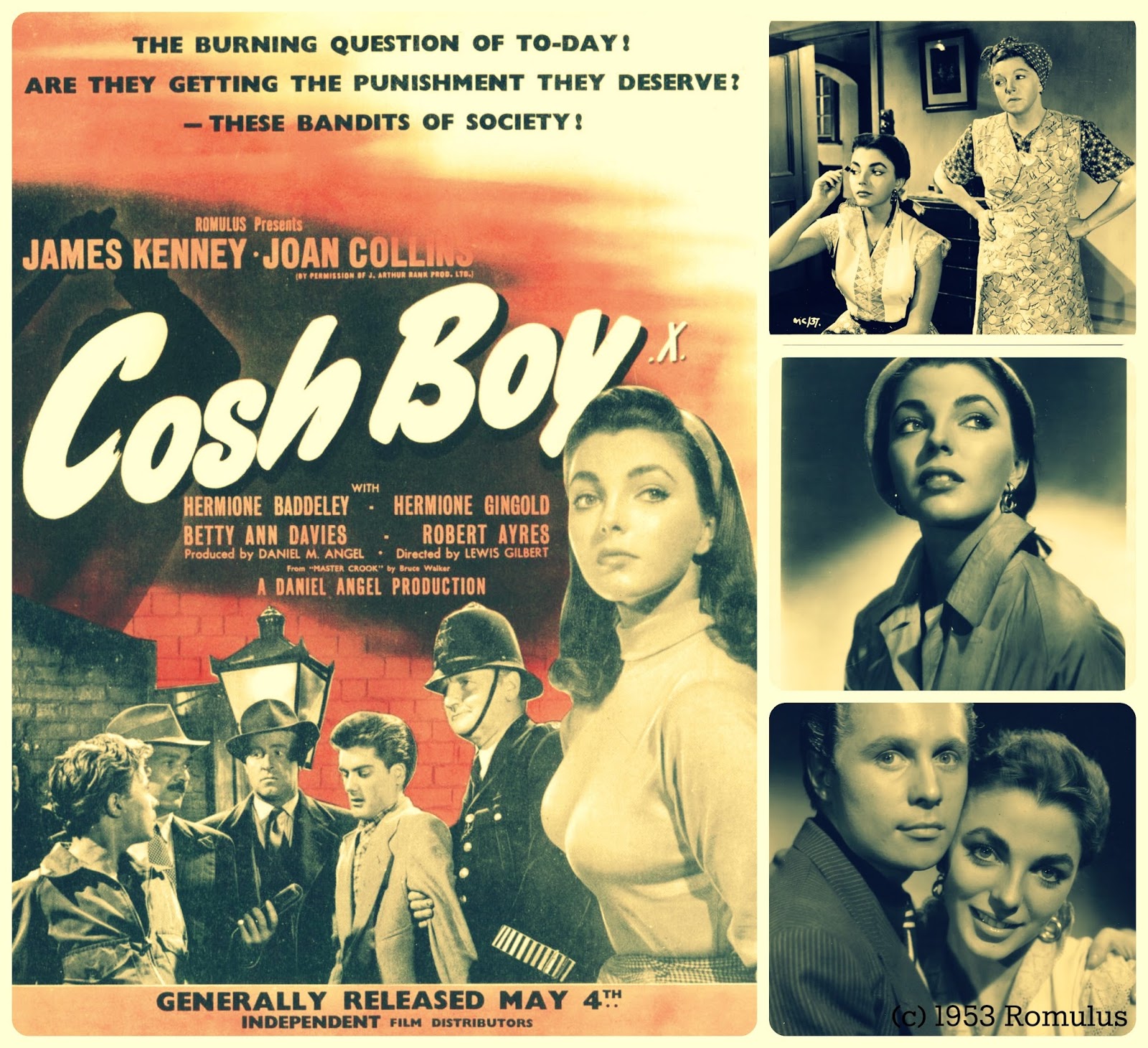 LEGENDARY DAME!: FILM FLASHBACK : COSH BOY .. 1953 ROMULUS