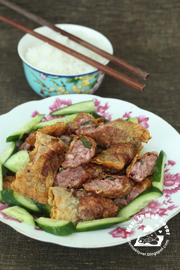 Nasi Lemak Lover: Penang Lobak (meat rolls)_2017 CNY_ 槟城炸卤肉卷_金鸡报春
