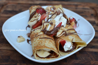 Give Peas a Chance: Manic Monday- Fruit and Nutella Crepes