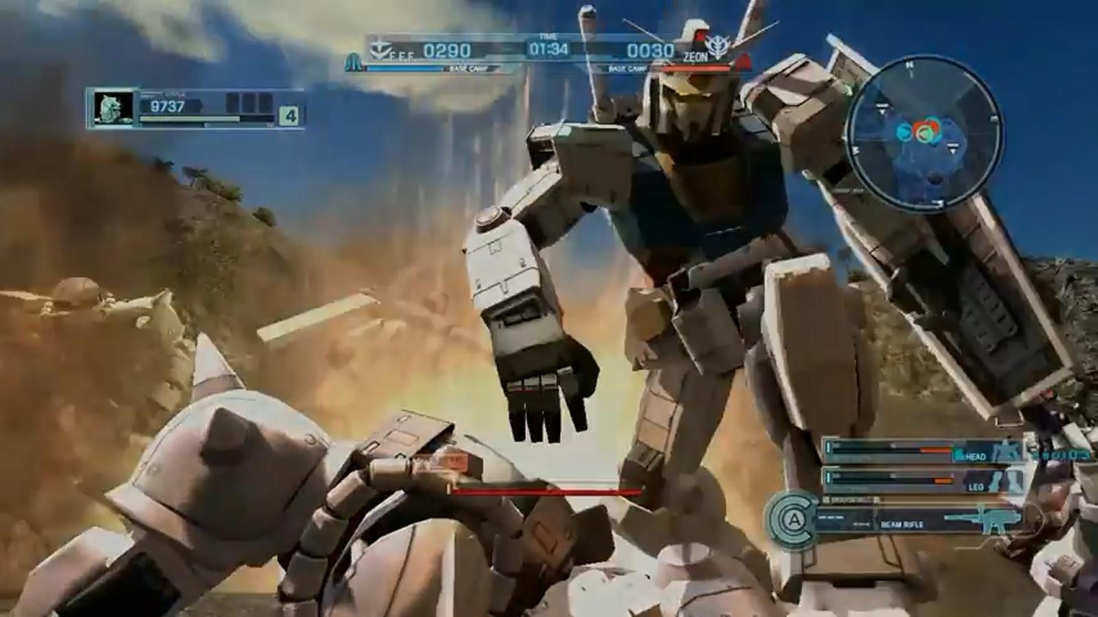 Mobile Suit Gundam Battle Operation for PS3 4th promotion video