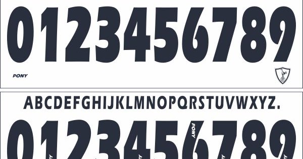 Tottenham Hotspur 1995-97 font