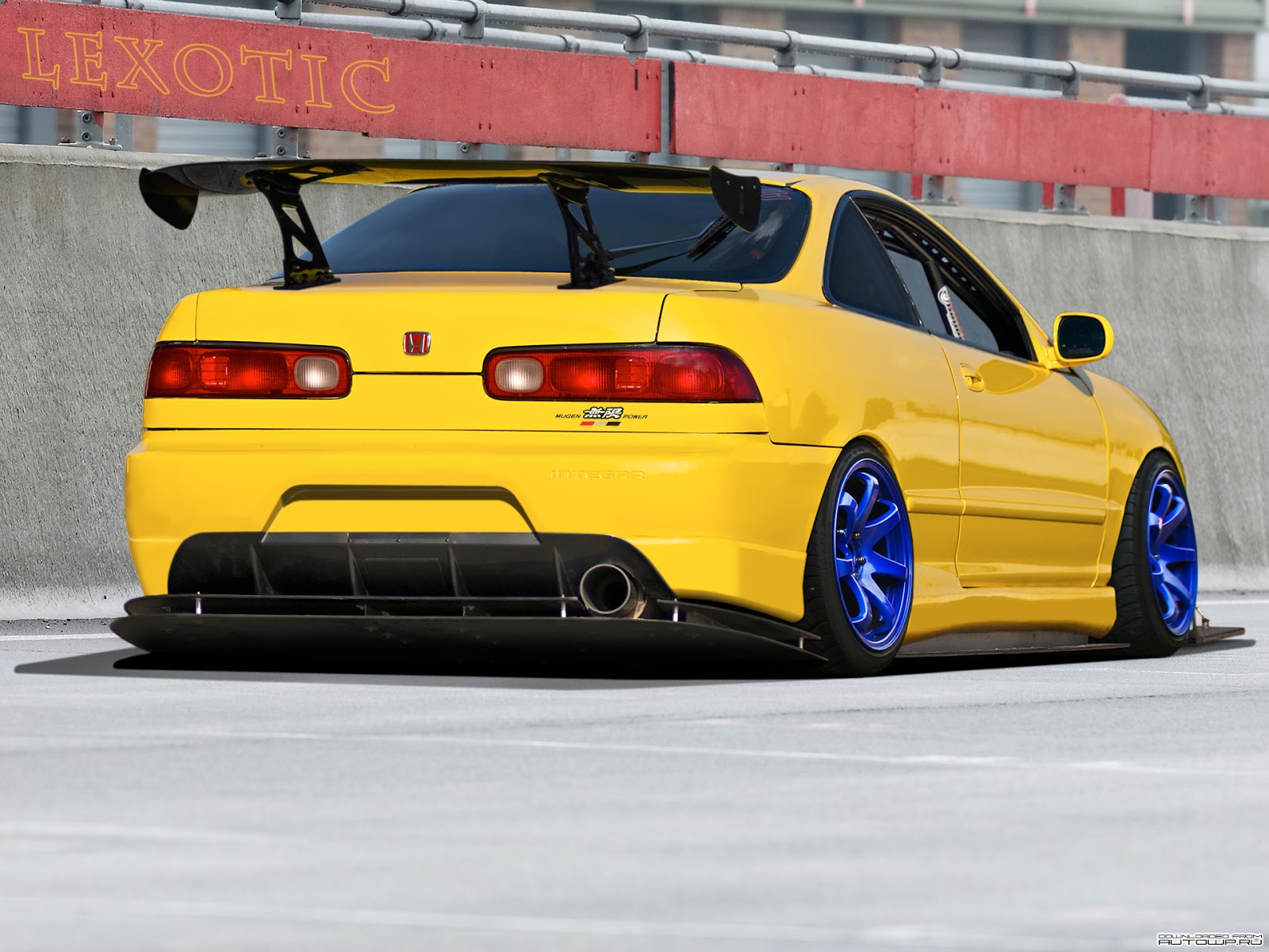 Honda Integra car tuning art by Autemo