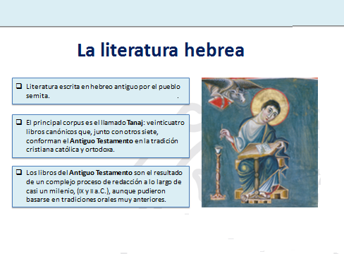 LITERATURA UNIVERSAL 1º BACHILLERATO: Literatura hebrea. LaTora o ...