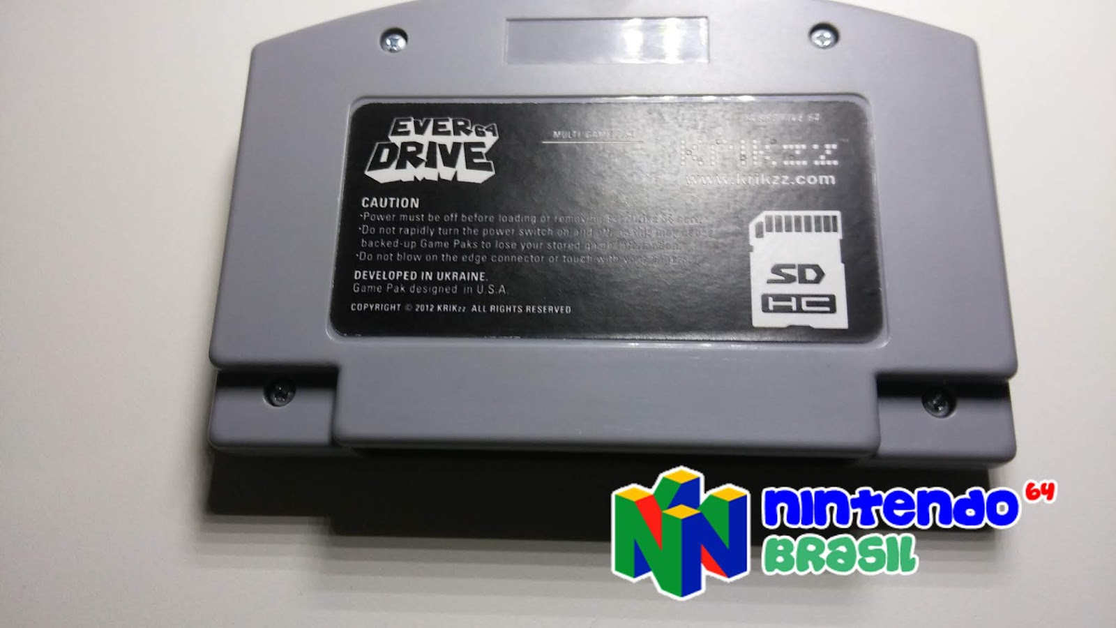 N64 Brasil: [Review] Análise Everdrive versão 2.5 (Krikzz)