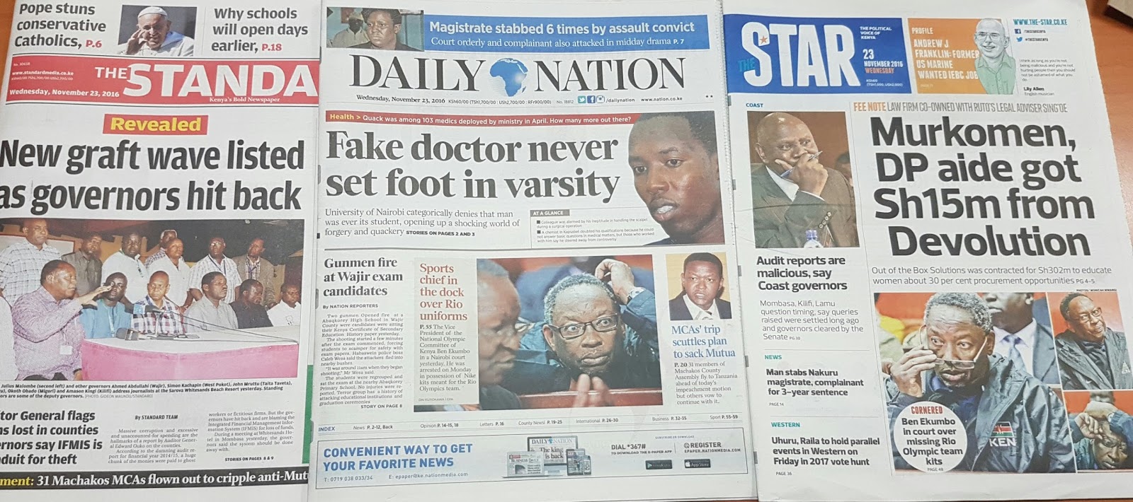 Corruption in Kenya and the Scarcity Mentality