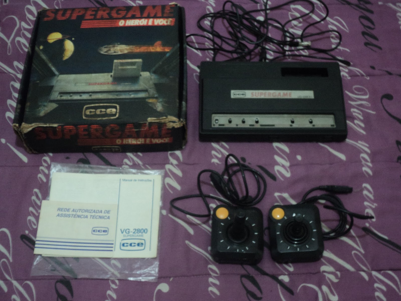 Brazilian Atari 2600 Clones: CCE Supergame VG-2800 (Modelo com fonte ...