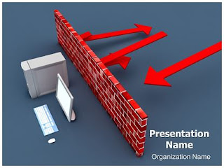 Computer Firewall 3D Animated PPT Template