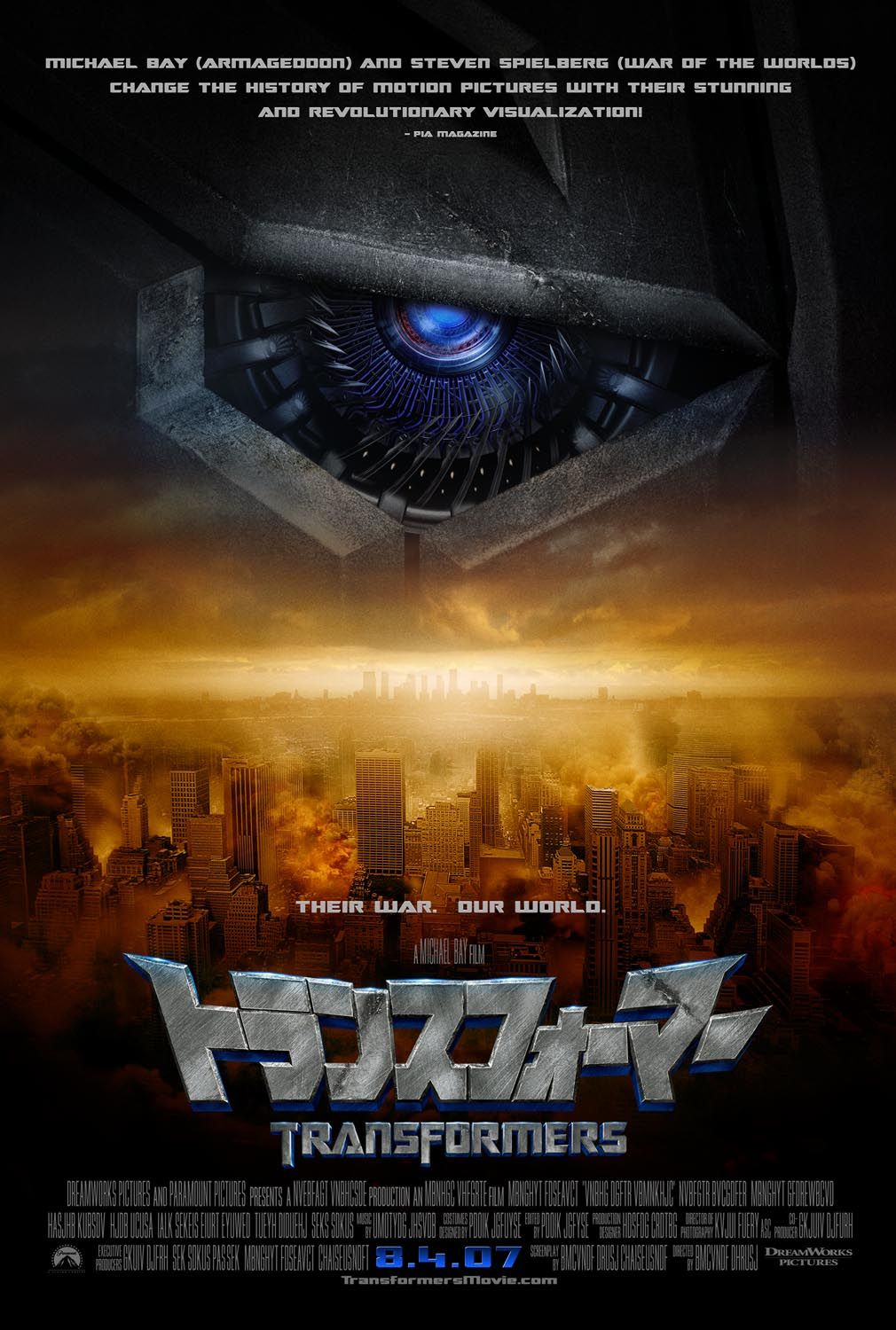 a2zPosters: Transformers (2007) Poster