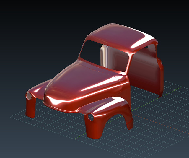 The Tinkers Workshop: 1951 Chevy Pickup Truck Blender Model Project