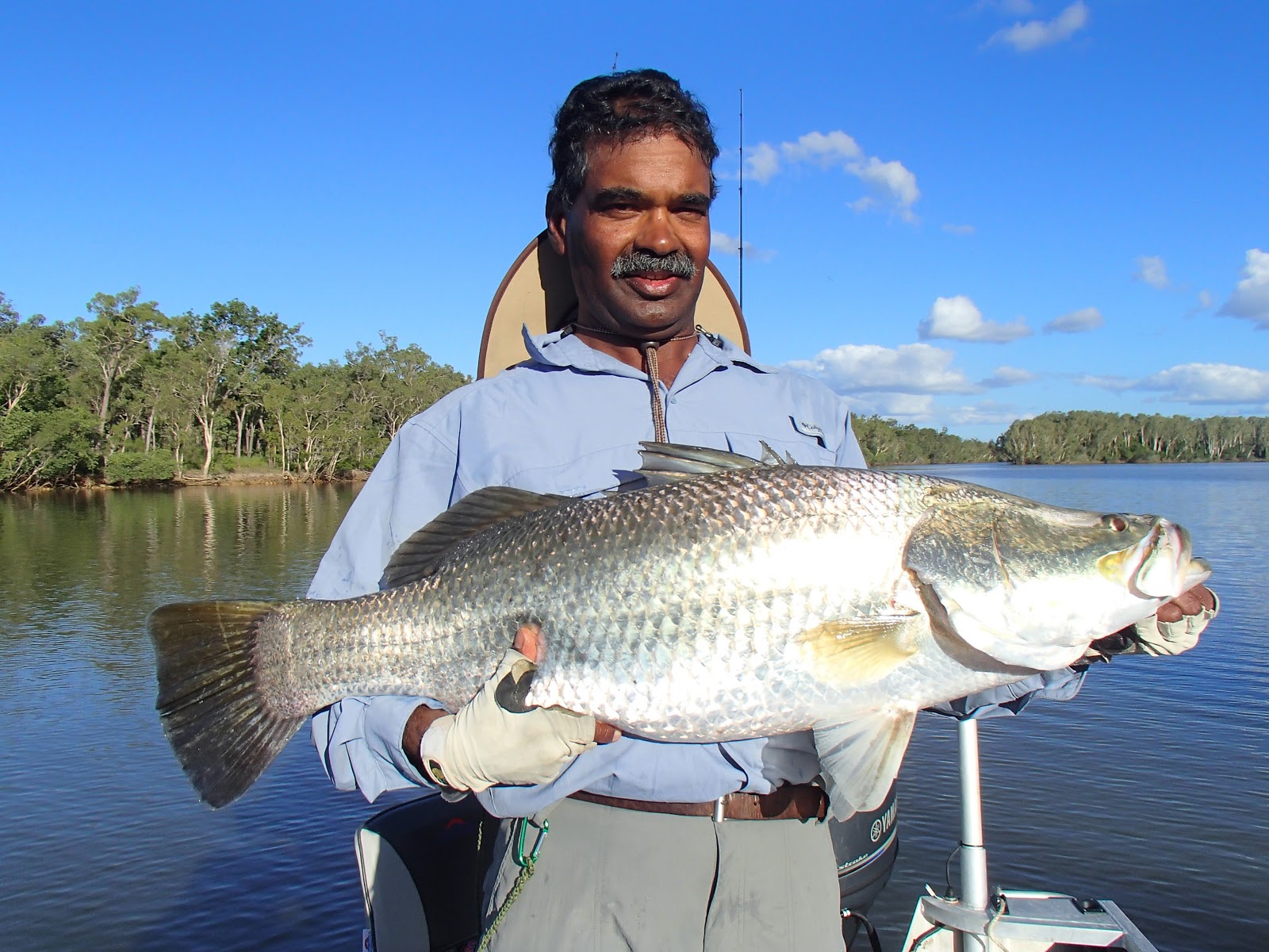 AurukunFishingCharters: Big Barra at Aurukun!