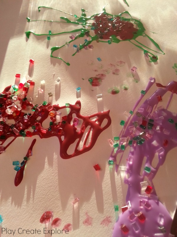 Play Create Explore: Colored Glue Art