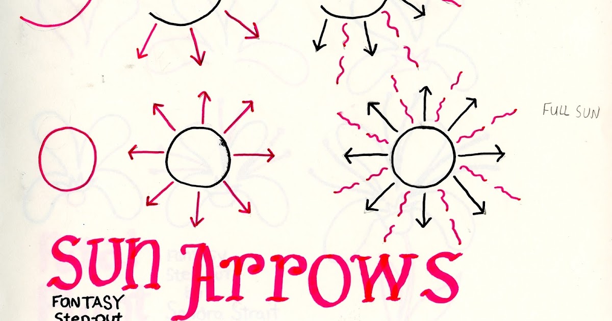 Sun Arrows Fantasy Step-out #FantasyLandscape #Step-out #DrawingTutorial