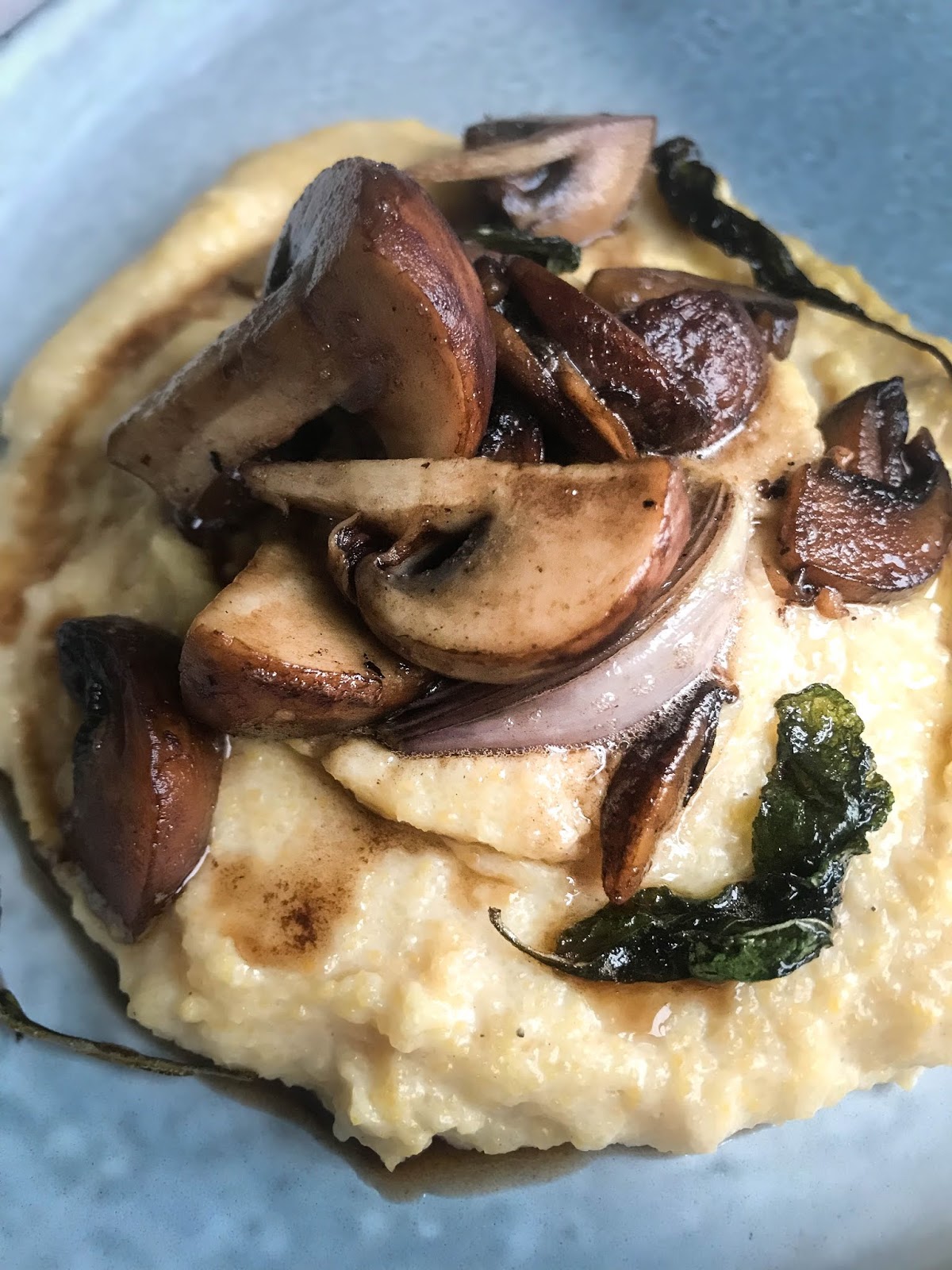 Polenta With Wild Mushrooms And Sage - Nature Whisper