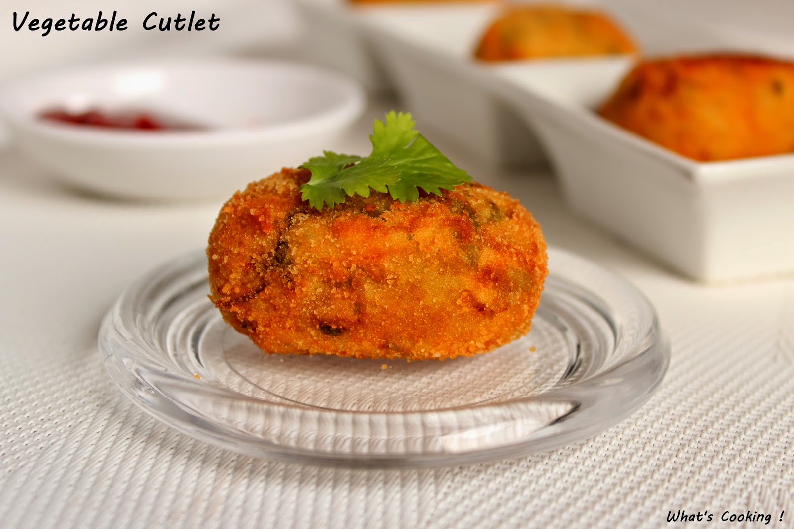 The Noisy Kitchen : Vegetable Cutlet