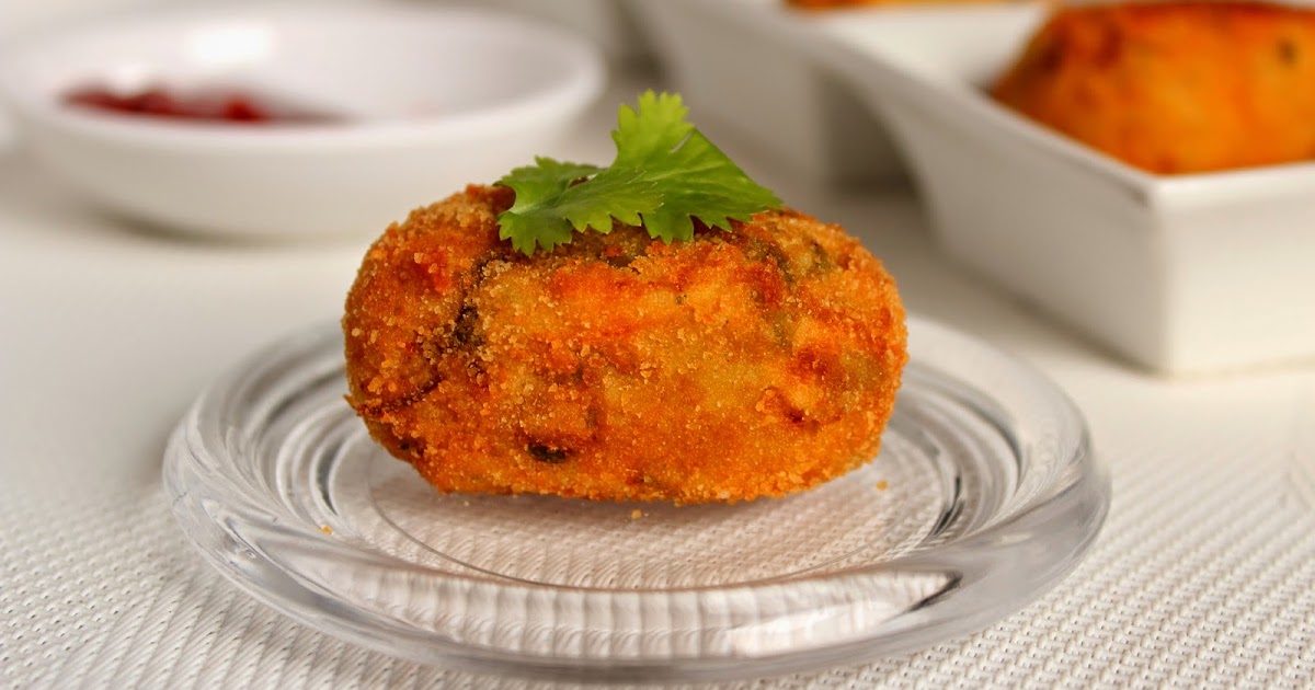 The Noisy Kitchen : Vegetable Cutlet