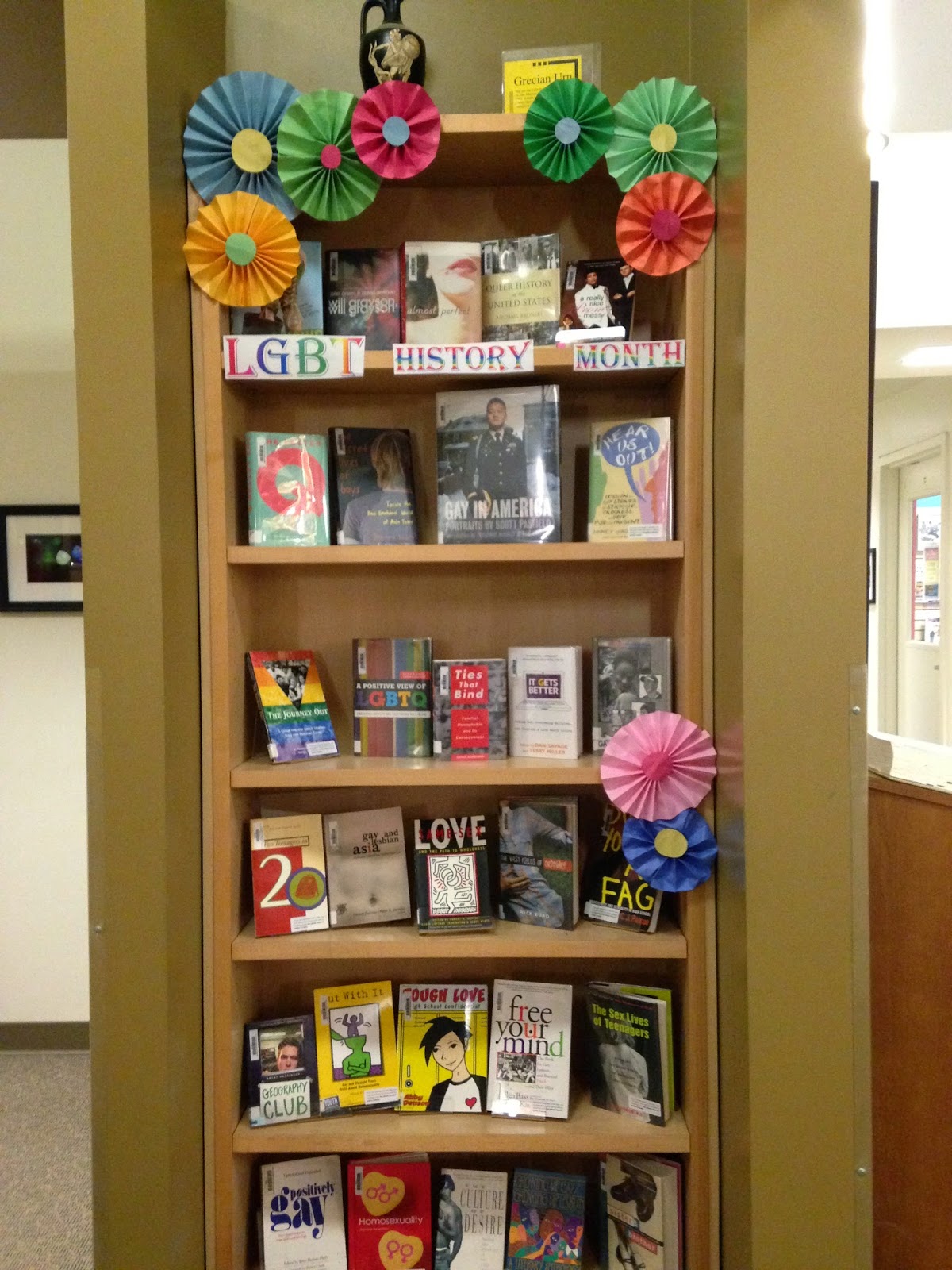Librarian on Display: October: LGBT History Month Display