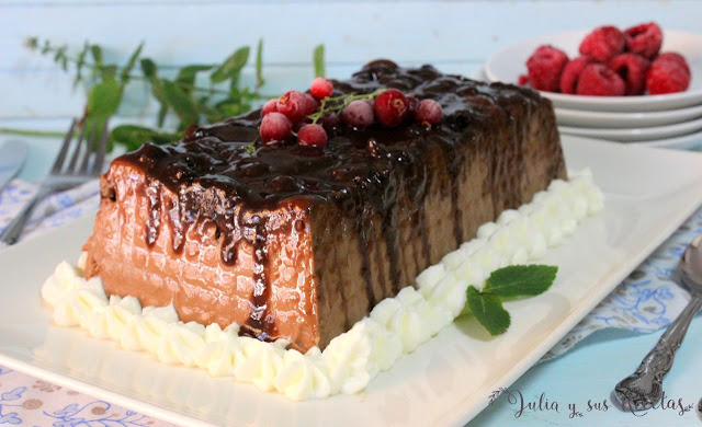 JULIA Y SUS RECETAS: Pudin de chocolate y cookies sin gluten