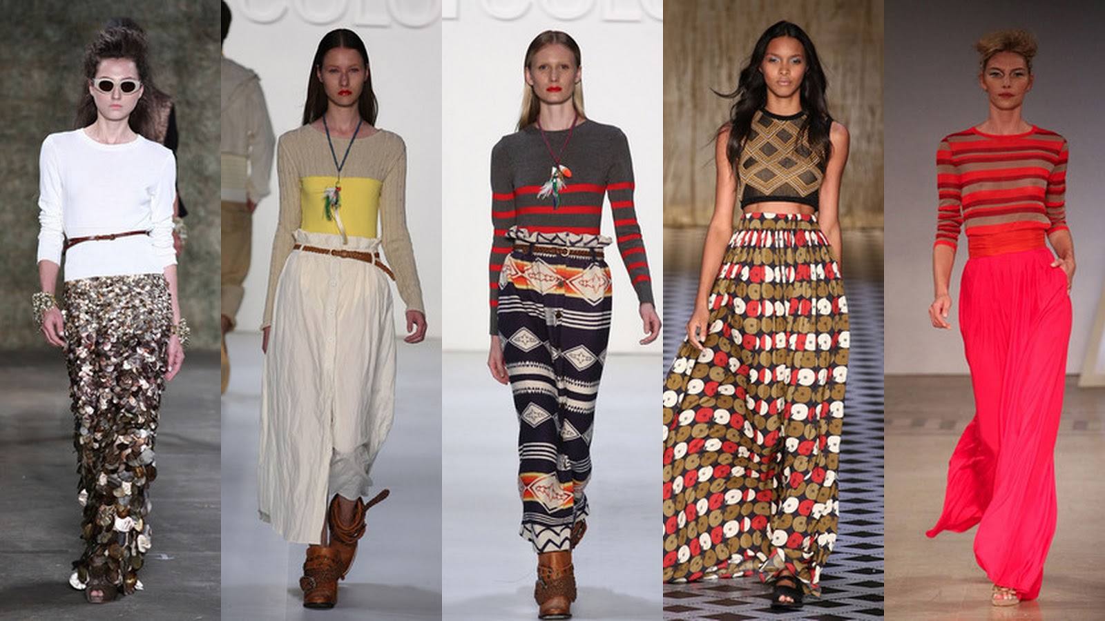 Blog de Moda: Looks com saias compridas