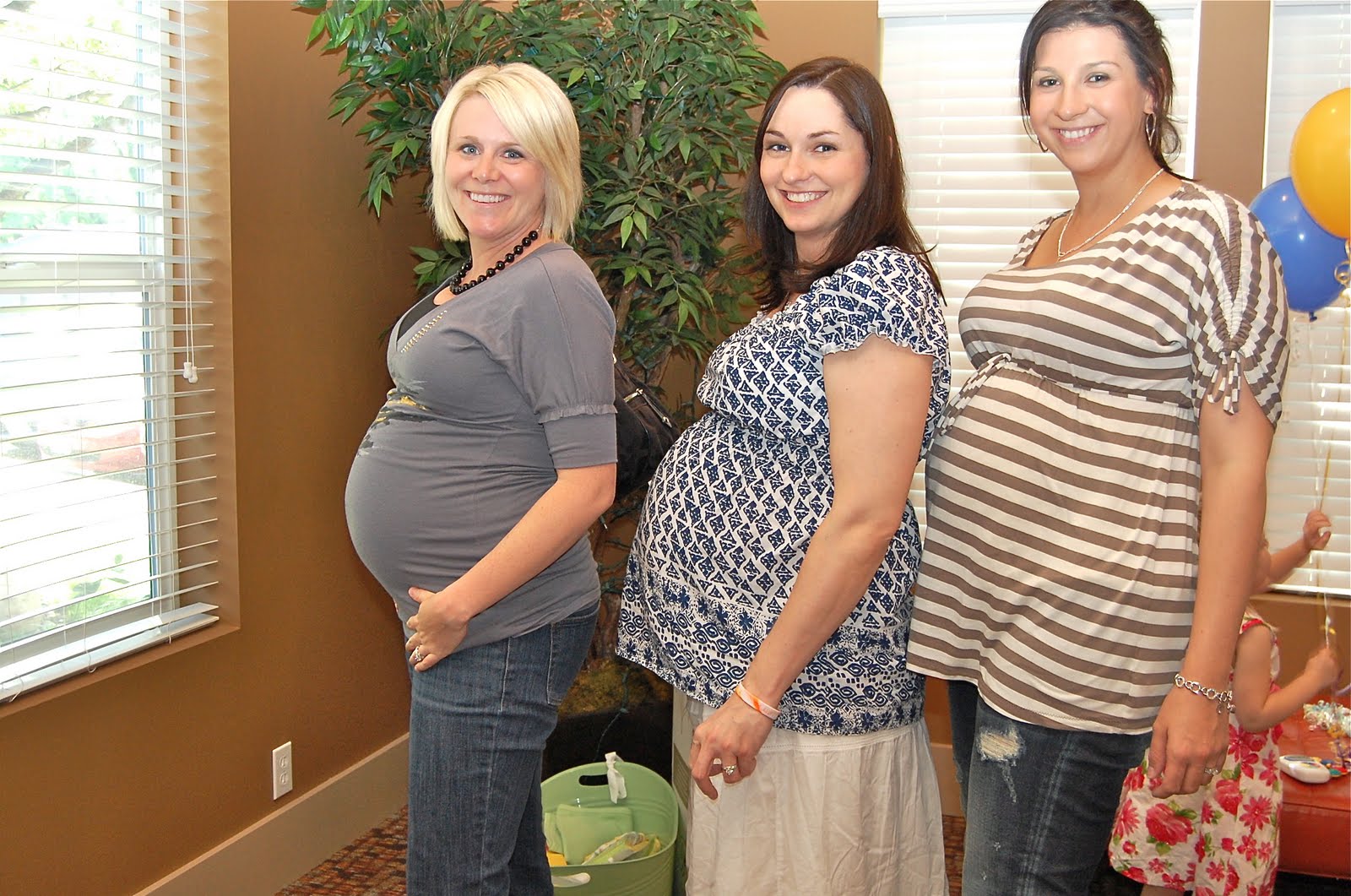 The Harnisch Family: Baby Lyla (1 day old) and Grant (1 year old)