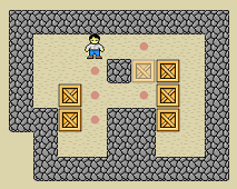 Sokoban: Sokoban lessons - Six boxes (with rooms)