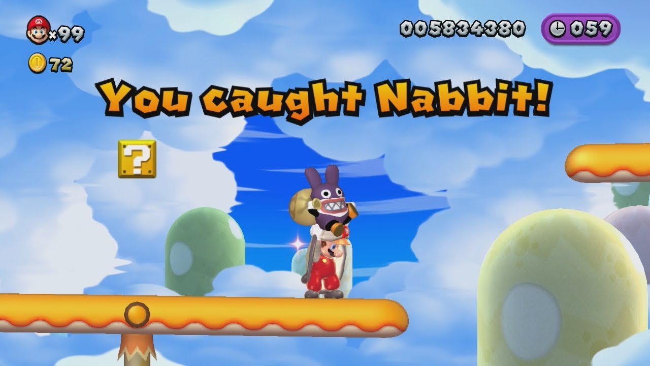 Nabbit é o coelho que você não espera encontrar em casa - Nintendo Blast