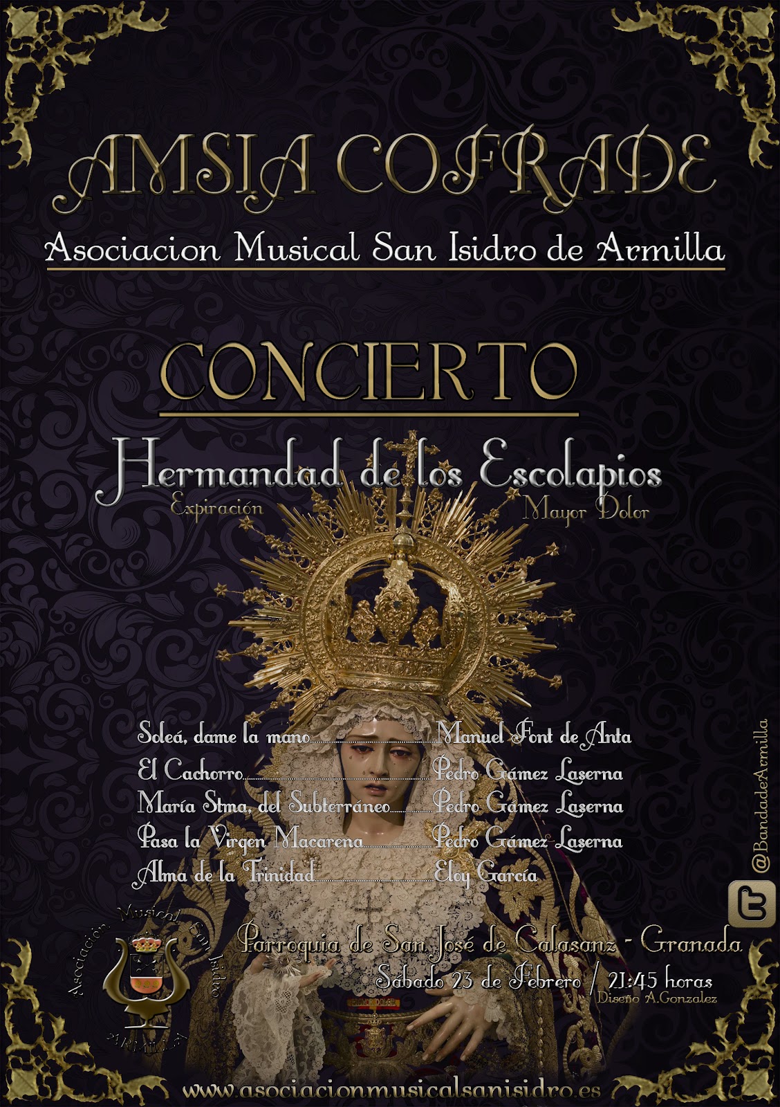 Asociación Musical San Isidro Armilla Granada: 4º CONCIERTO AMSIA COFRADE