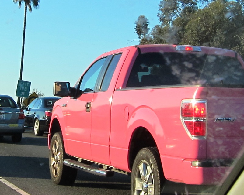 Doves Today: Pink Saturday - pink my ride