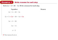 Geometry: 2.5 Reasoning Using Properties from Algebra