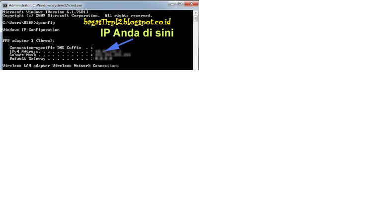Cara Mengetahui alamat IP di Komputer anda