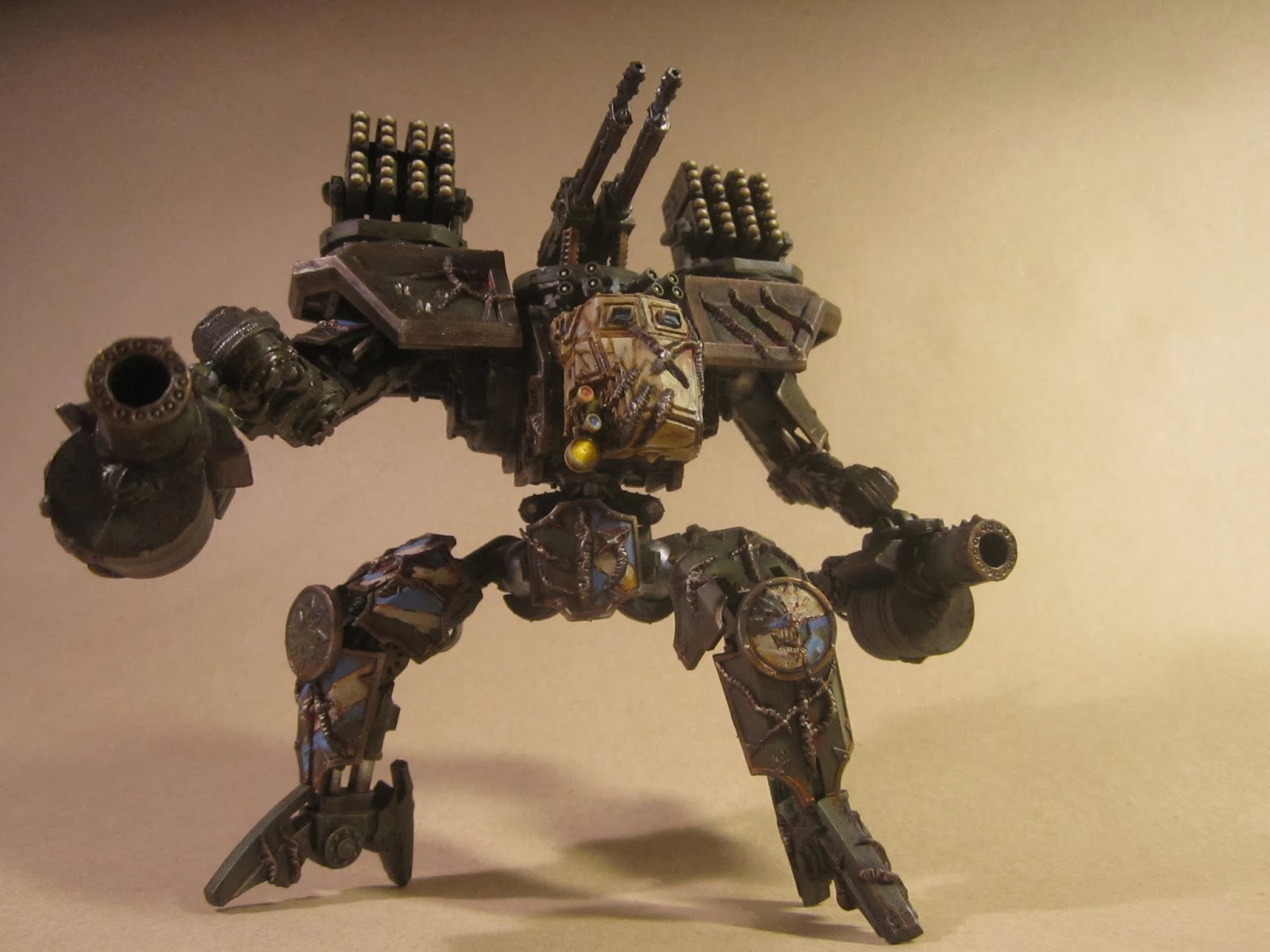 Wh 40k modelling blog by Agis: Heavy Defiler Knight and Opus Magna