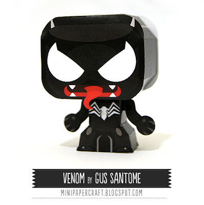 Mini Venom Suit Papercraft | Papercraft Paradise | PaperCrafts | Paper ...
