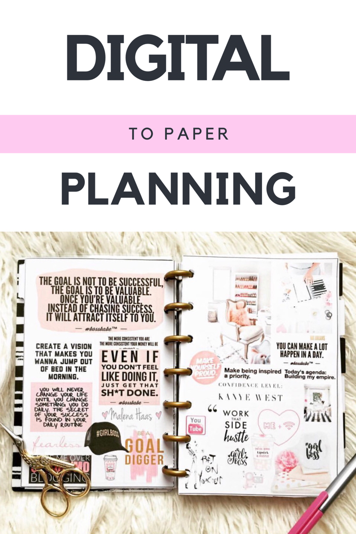 Malena Haas: Digital to Paper Planning - Plan With Me Tutorial