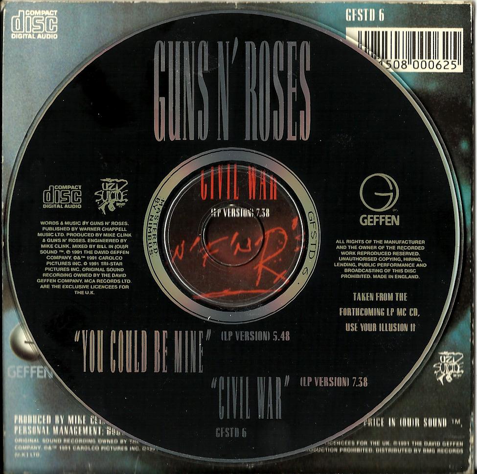 Horror Movies and Beer!: Guns N' Roses - You Could Be Mine