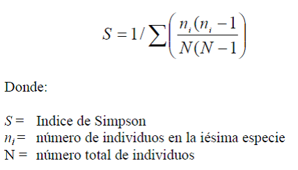 BIOLOGÍA AMBIENTAL: 1. Índices de Diversidad