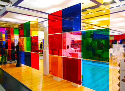 Colored laminated glass | Giovani Glass California
