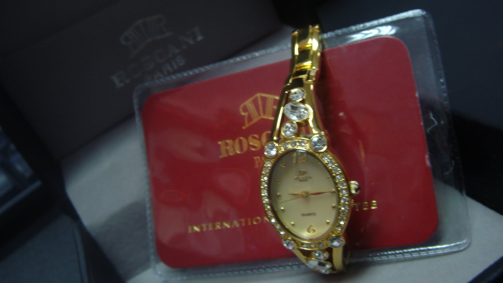 EE GARAGE: Jam Tangan Roscani..Gold Plated 23k